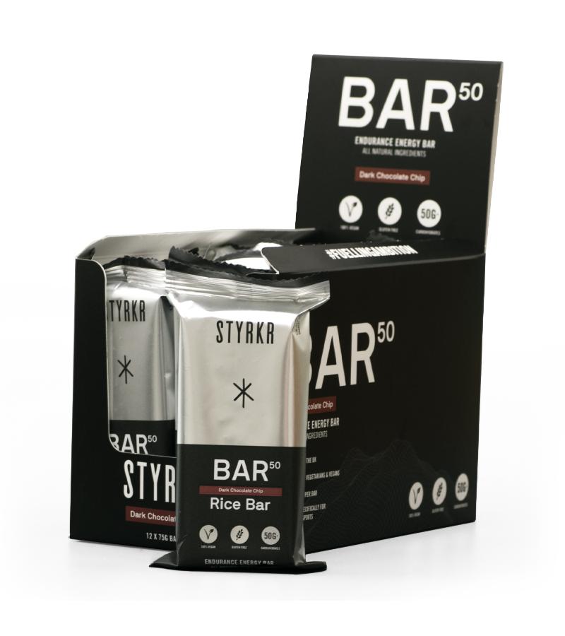 STYRKR - BAR50 Dark Chocolate Chip Bar – Ventum Middle East